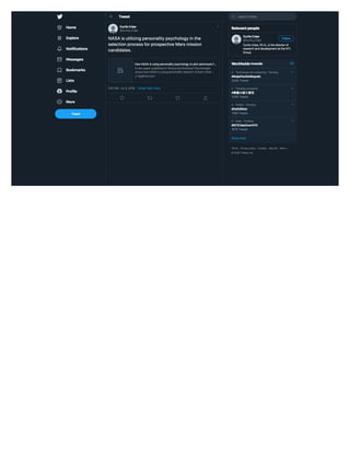 NASA is utilizing personality psychology in the selection process for ...