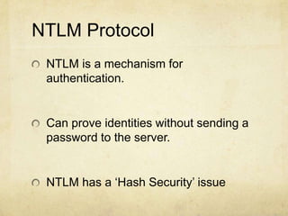 Ntlm | PPT