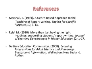 NTLT 2012 - Text types and writing frames for assignments | PPTX ...