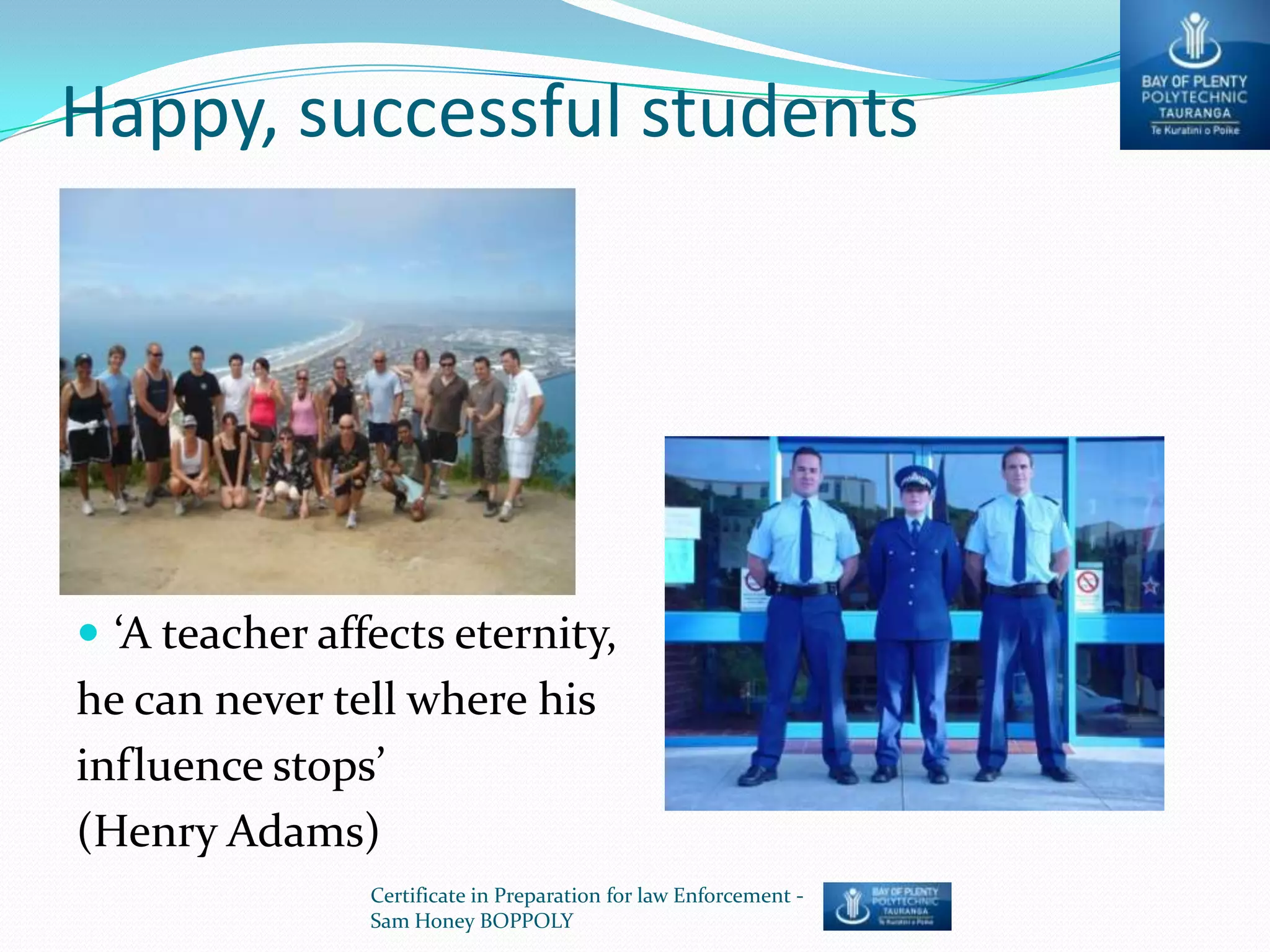 NTLTC 2011 - They can't learn if they don't attend - Reflections on ...