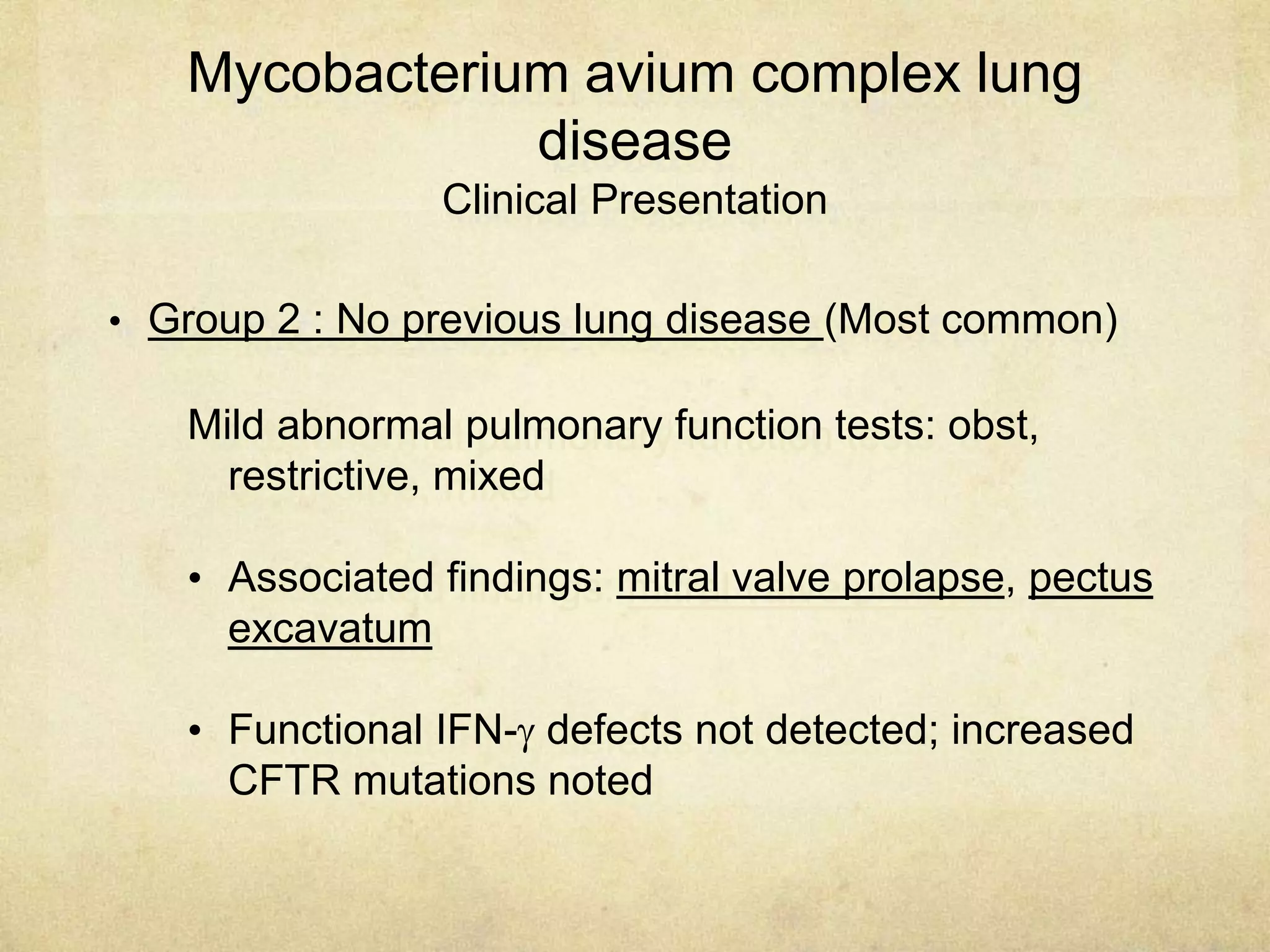 ATYPICAL MYCOBACTERIA | PPTX
