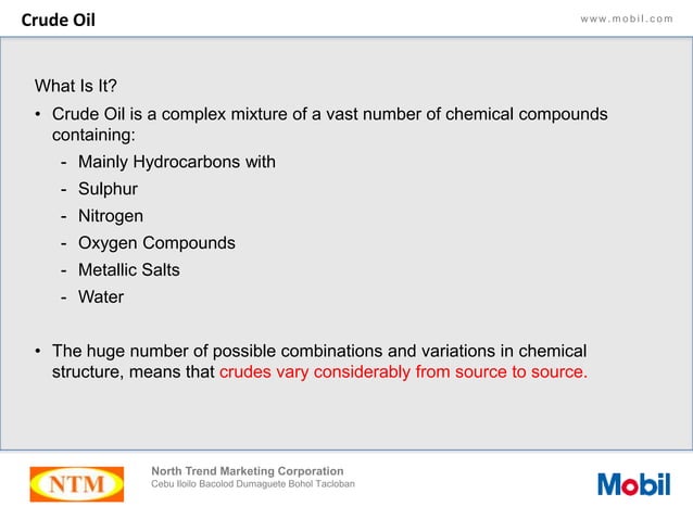 NTM Mobil - Lubricant Base Oil Groups | PPT