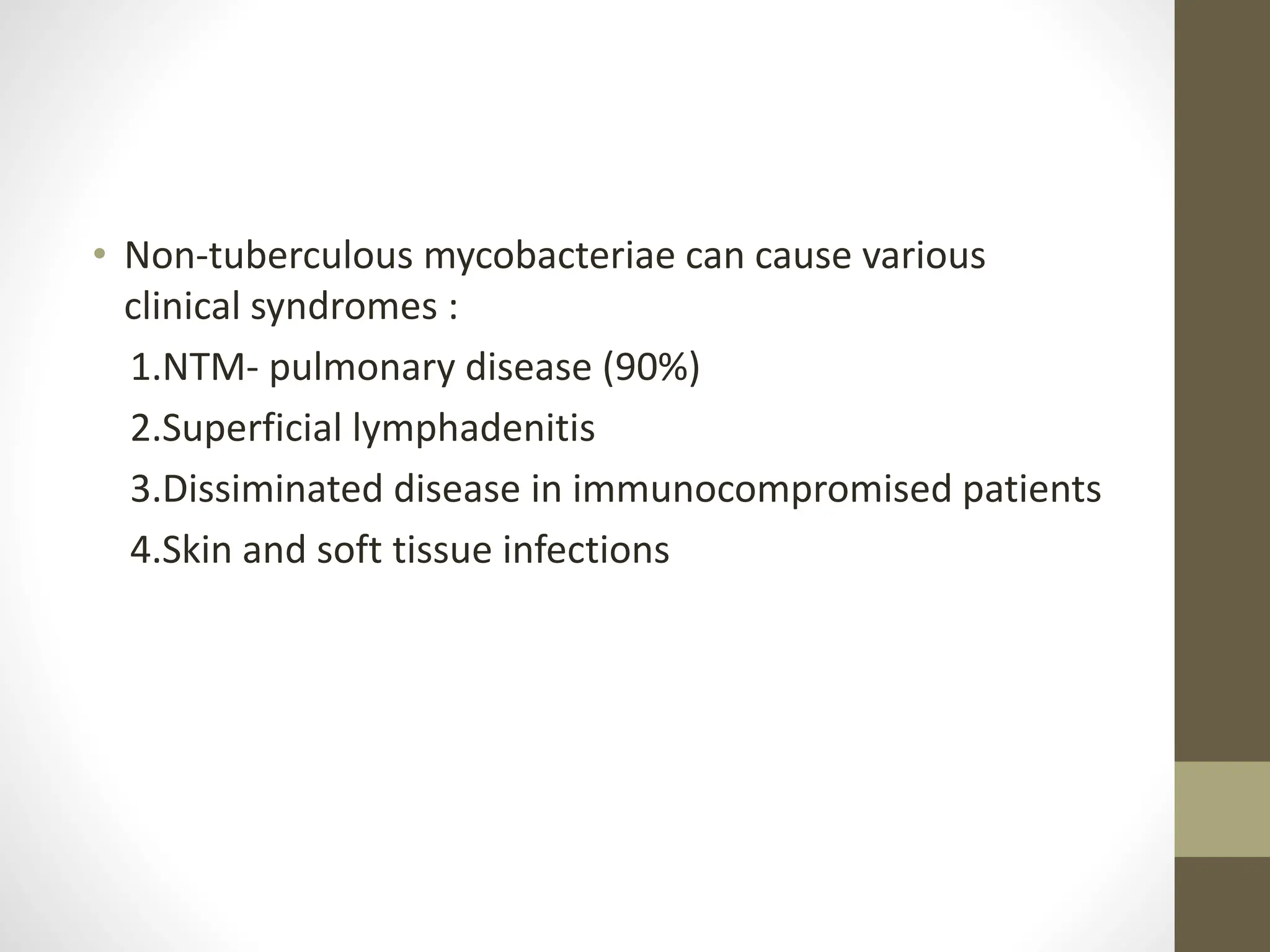 Non Tuberculous Pulmonary disease .pptx