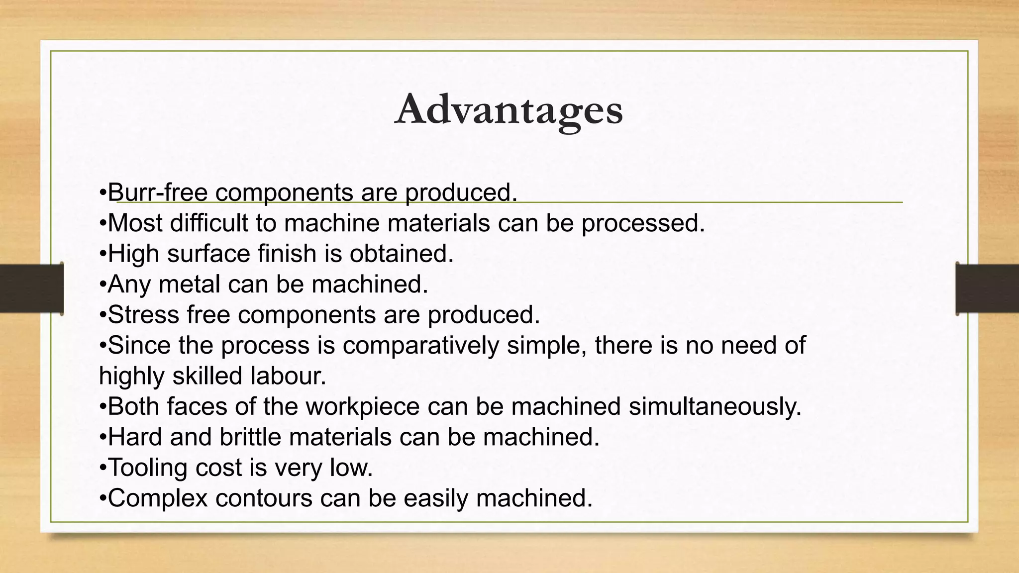 NTM: Chemical Machining | PPTX