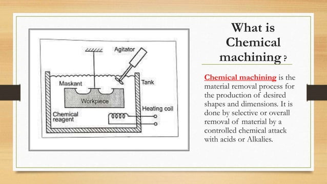 NTM: Chemical Machining | PPTX