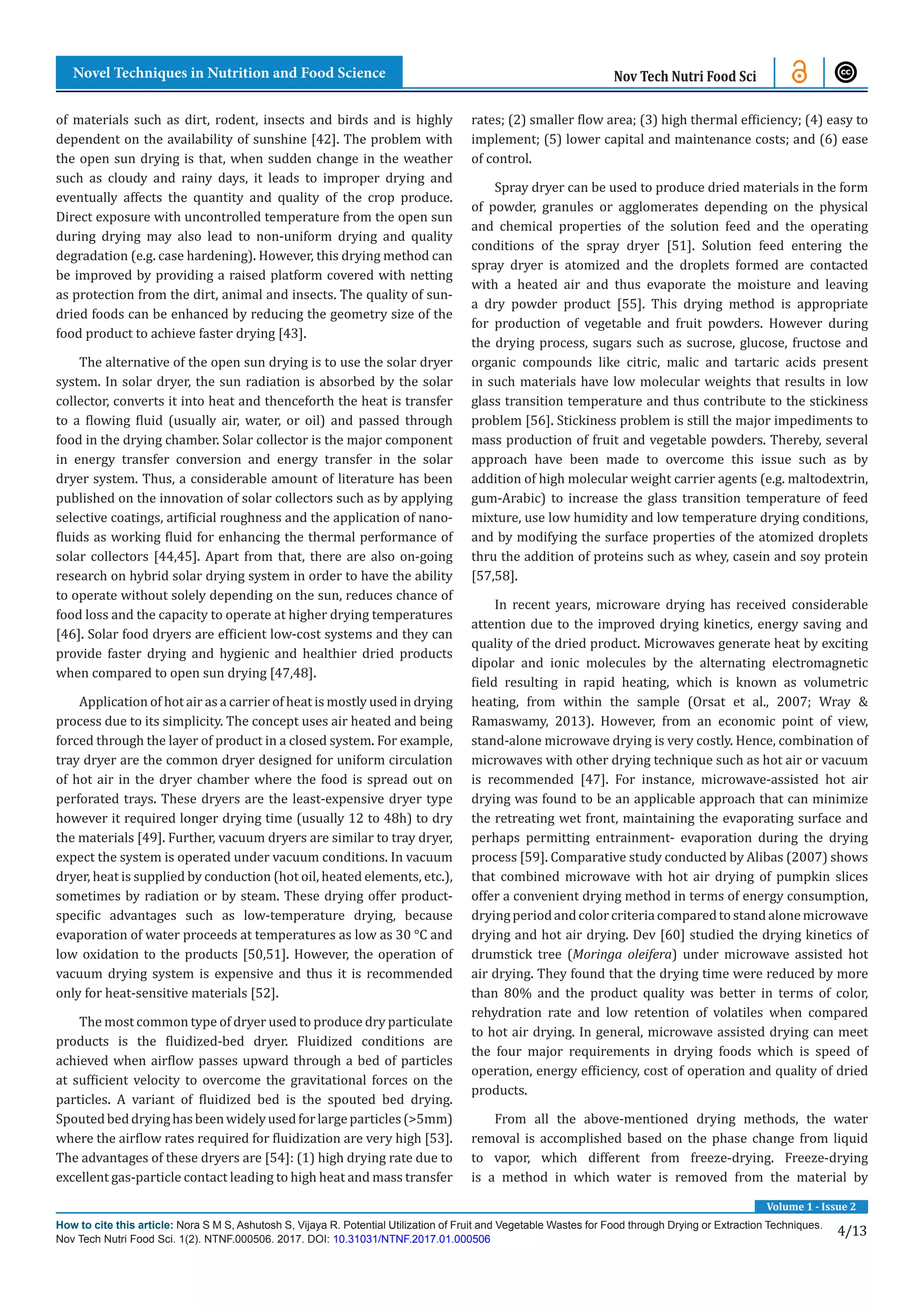 Potential Utilization of Fruit and Vegetable Wastes for Food through ...