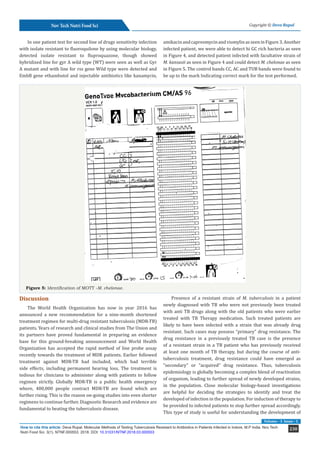 Molecular Methods of Testing Tuberculosis Resistant to Antibiotics in ...