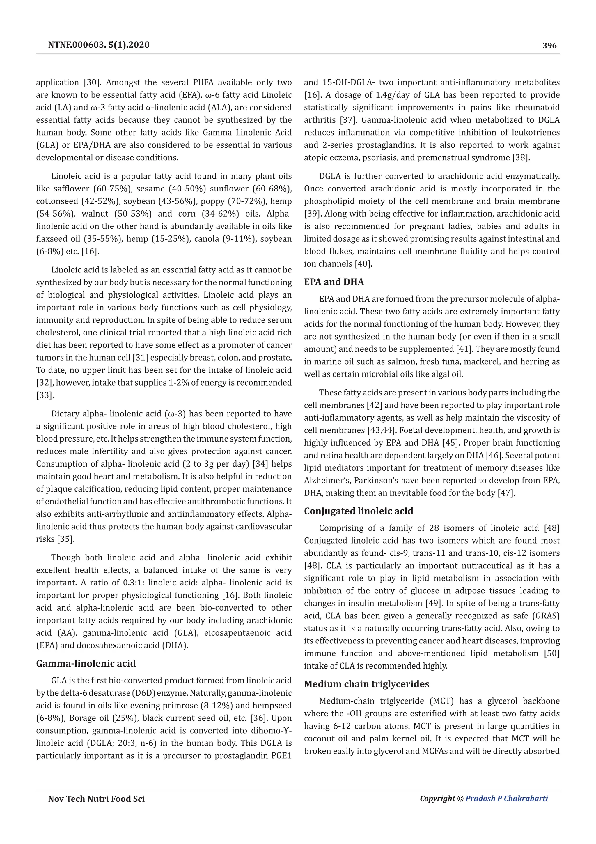 Oils and Fats-Largely Unexplored Source of Nutraceuticals_Crimson ...