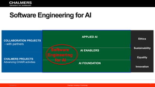 Software Engineering Challenges in building AI-based complex systems | PPT