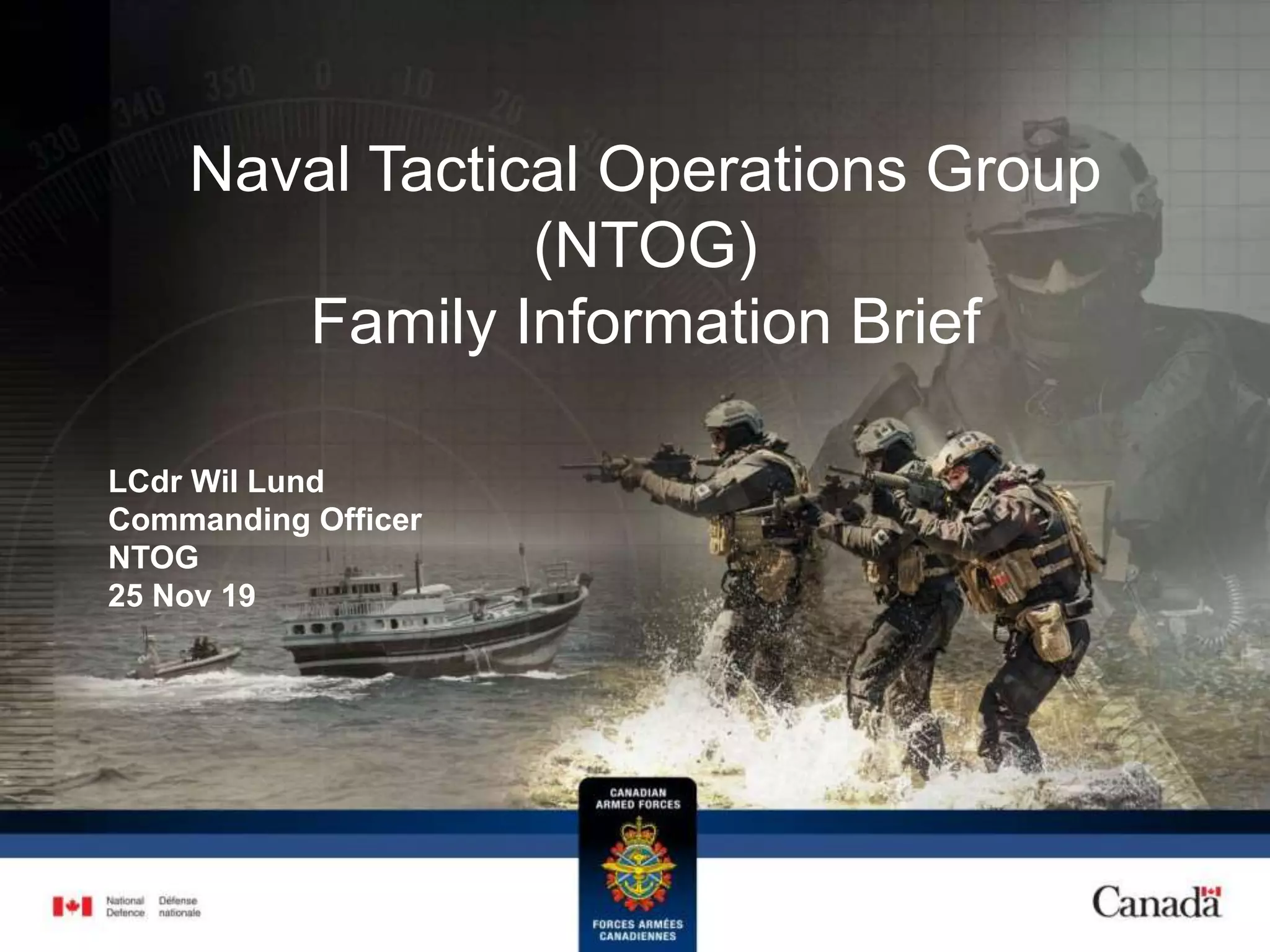 Naval Tactical Operation Group Briefing - November 2019 | PPT