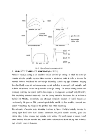 Various Non-conventional machining Process | DOCX