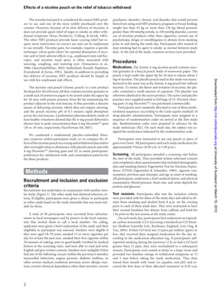 Nicotine pouch vs placebo vs gum | PDF | Illegal Drugs, Tobacco ...