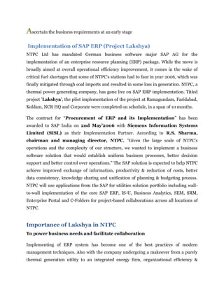 Ntpc | DOCX