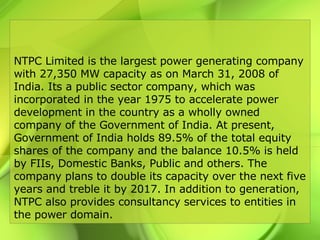 Ntpc | PPT