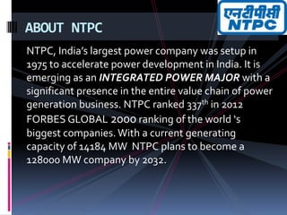 market structure ofNTPC IBS bangalore | PPT