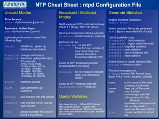 Ntp cheat sheet | PDF | Computer Networking | Computing