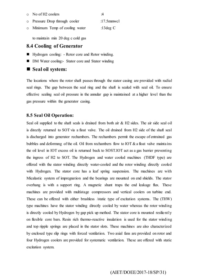 Ntpc KAHALGAON REPORT FILE | DOCX | Power and Energy Industry | Industries