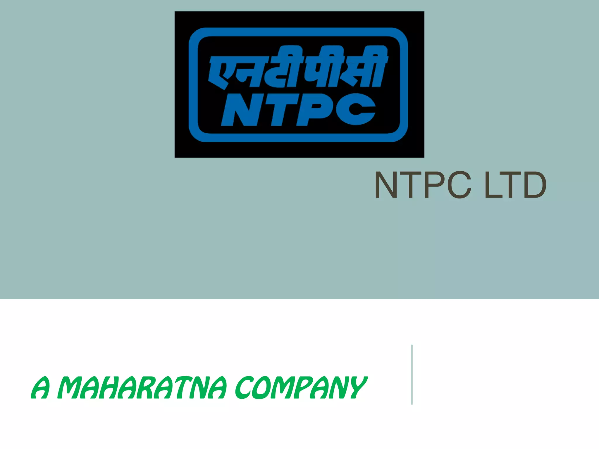 NTPC LTD. | PPT