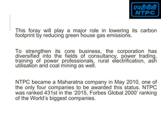 NTPC LTD. | PPT