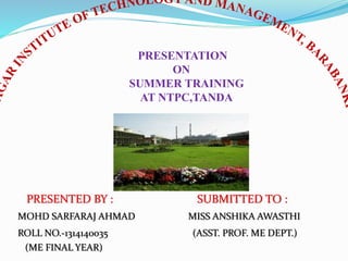 Ntpc training ppt | PPTX