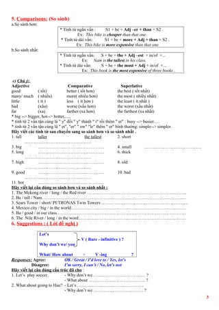 N tập hkii tiếng anh lớp 6 (with key) | PDF