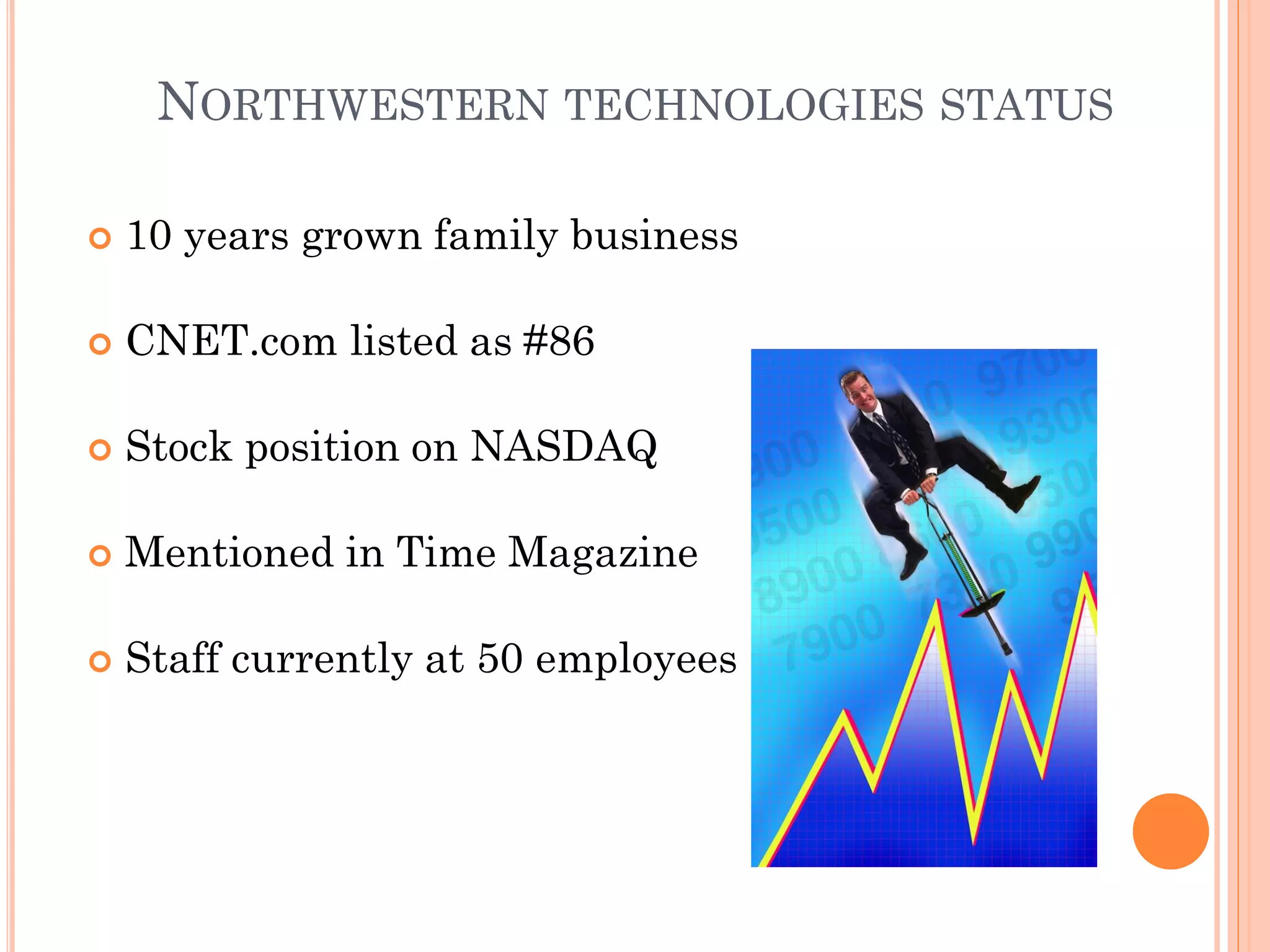 Northwestern Technologies Plan | PPT