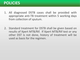 NTP MOP 6th Ed Module 5 Treatment of Drug Susceptible TB Final Revision ...