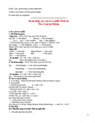 N tập ngữ pháp tiếng anh lớp 7 | DOC