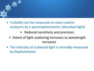 NEPHLOMETRY and TURBIDIMETRY PPT 1 | PPTX