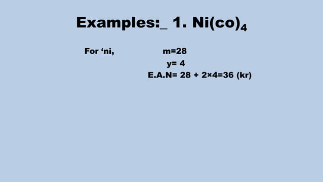 Effective Aatomic Number | PPTX