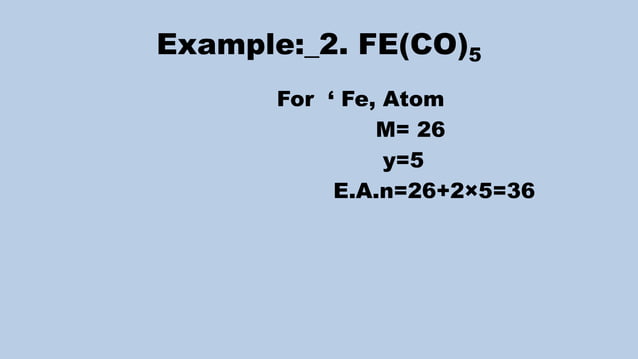 Effective Aatomic Number | PPTX
