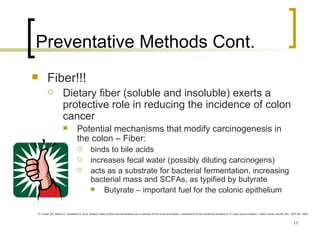 Fiber: It Does A Colon Good | PPT