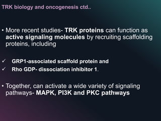 NTRK fusion-positive cancers and TRK inhibitor therapy | PPTX