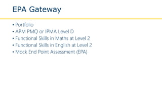 ntroduction to Project Management Level 4.pptx