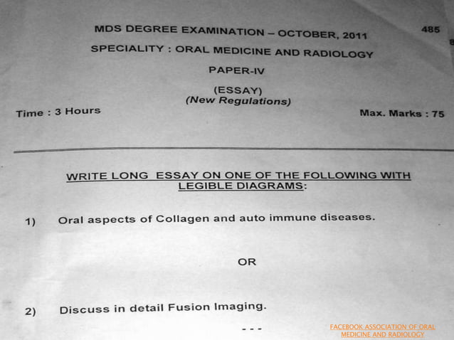 Ntr uhs mds question papers..... | PDF