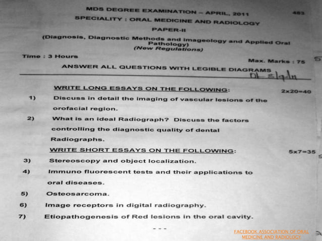 Ntr uhs mds question papers..... | PDF