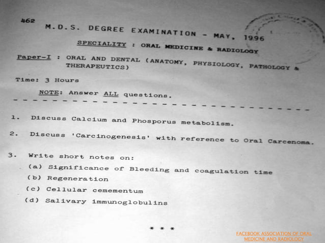 Ntr uhs mds question papers..... | PDF