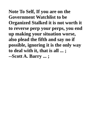 Note #flushyourmeds Scott Barry | PDF