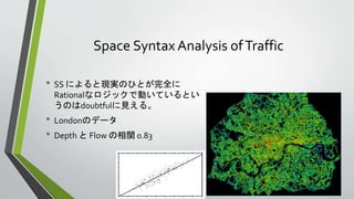 Traffic simulation based on space syntax | PPT
