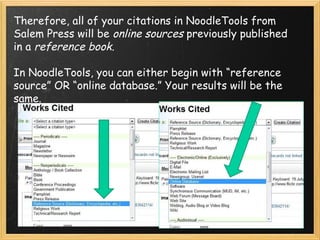 Your Friendly Library - Salem Press Citation | PPT