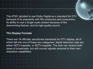 NTSC and ATSC | PPTX | History | Genres