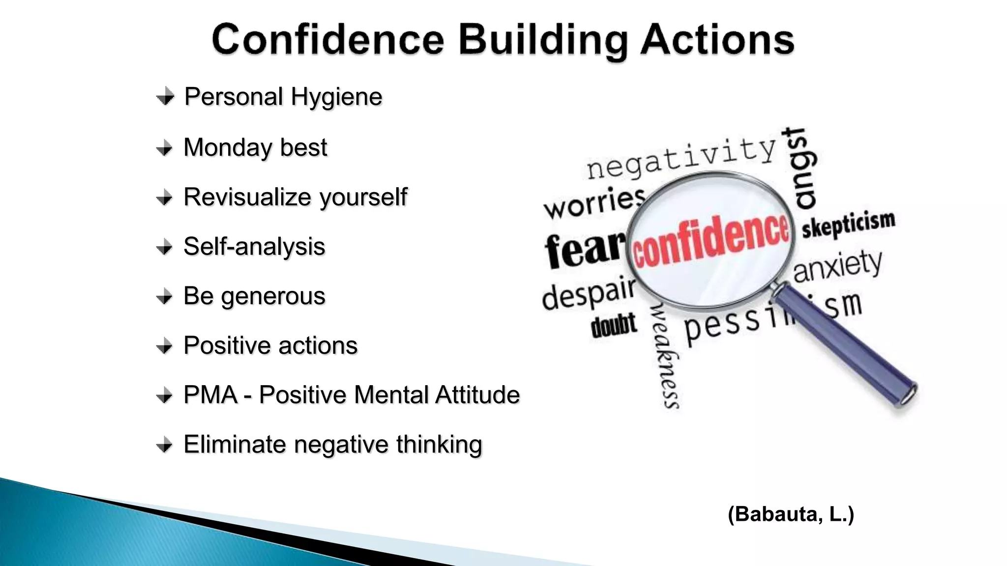 Confidence Building | PPTX