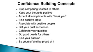 Confidence Building | PPTX