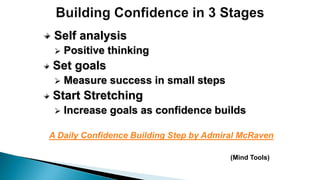 Confidence Building | PPT