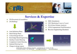NTS Consulting Aerospace Engineering Services | PDF