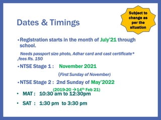 Ntse maharashtra2021 22sshare | PPTX