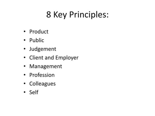 Software Engineering Code of Ethics | PPTX