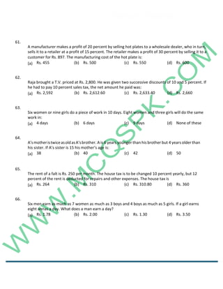 Nts gat general past papers (1) | PDF