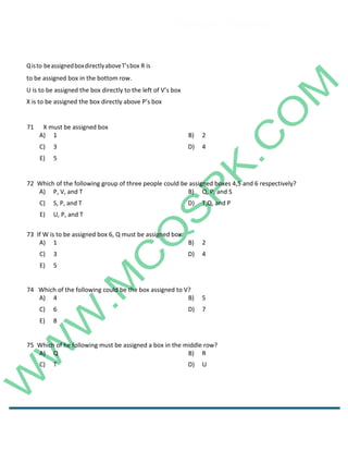 Nts gat general past papers (1) | PDF