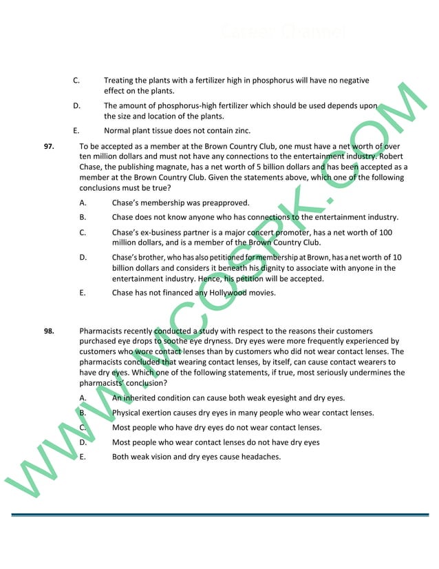 Nts gat general past papers (1) | PDF | Heart and Cardiovascular ...